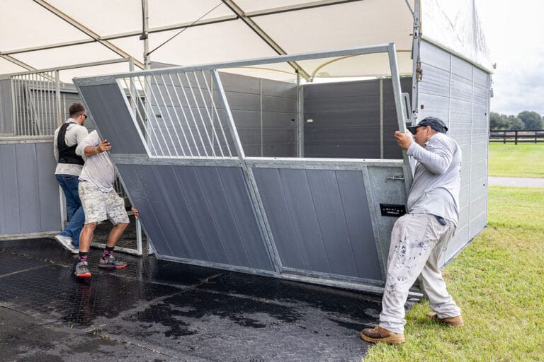 Customizable Portable Horse Stalls | FEI-Stabling